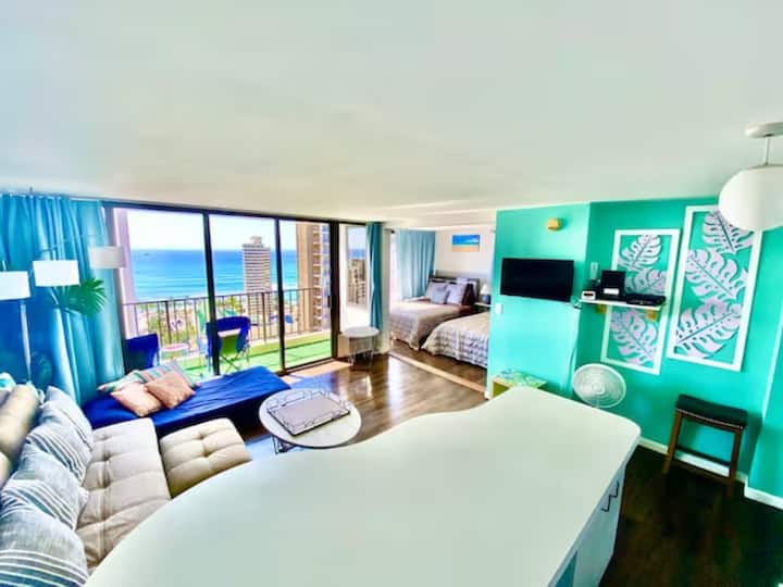 Ocean View/free P/1 Block Beach/corner Room - Lanikai Beach
