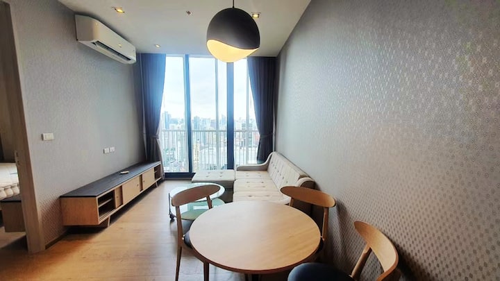 Rooftop Pool Gym Luxury Onebr Cozy Mirror Near Bts - Bangkok