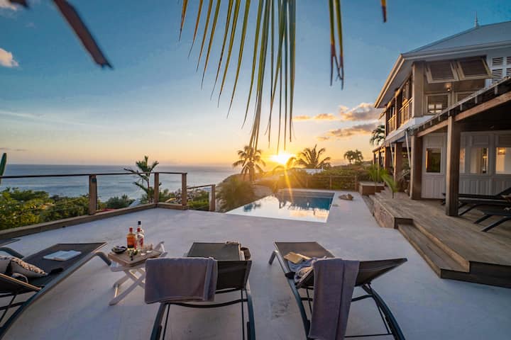 Villa, Vue Mer, Piscine, 3 Chambres, Parking - Fort-de-France