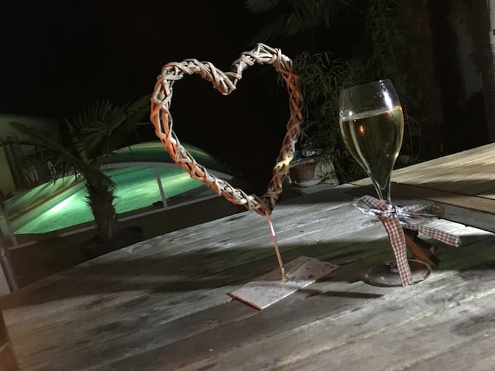 Villa Avec Piscine /8 Chambres : 9 Lits Doubles - 埃佩爾奈