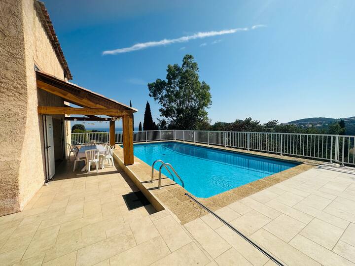 Villa Vue Sur Mer/piscine Chauffée - Fréjus