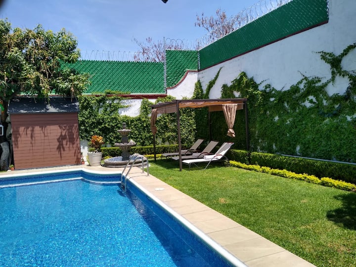 Alberca Privada Climatizada/aa/3-4 Recs/2.5 Baños - Cuautla