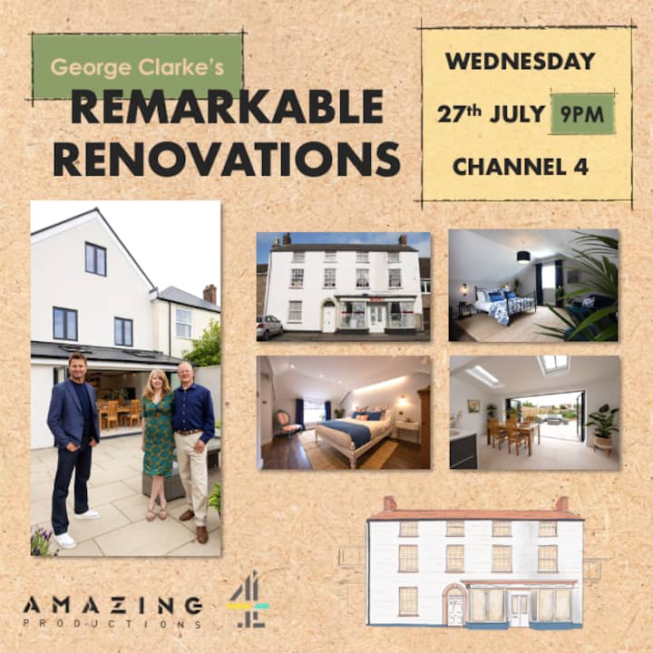 Ch4's Remarkable Renovations: 3-bed Georgian Home - Cotswolds