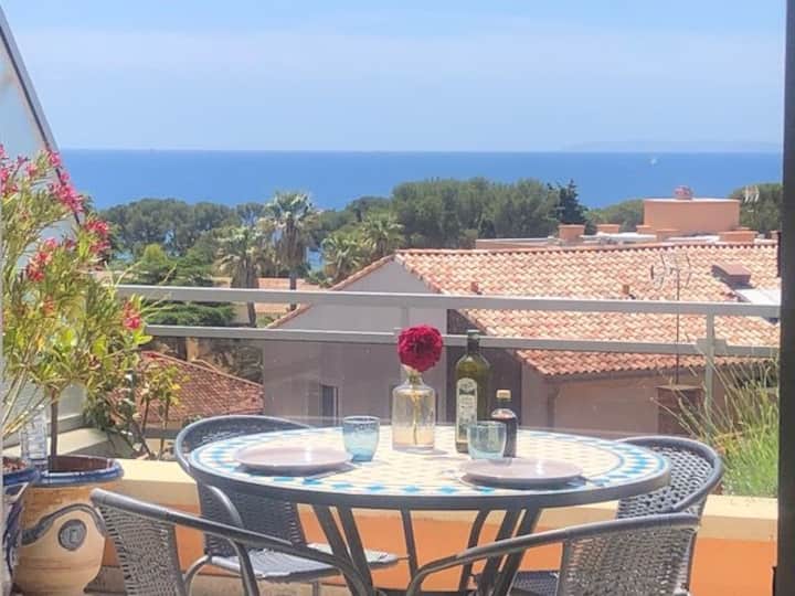 Studio Vrai Tout à Pied, Terrasse Panoramique - Saint-Raphaël