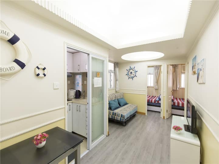 Cental Of Hk,stylish Apt Near Mtr,8ppl - Hong Kong