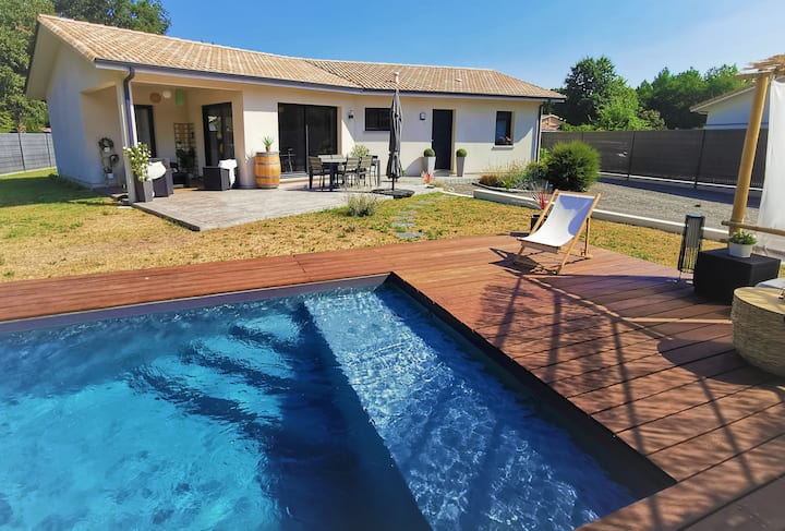 Maison Tout Confort Avec Piscine à Salles - Mios