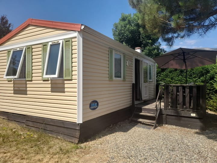 Rustig Gelegen 4 Persoons Mobile Home Op Camping. - Prades, France