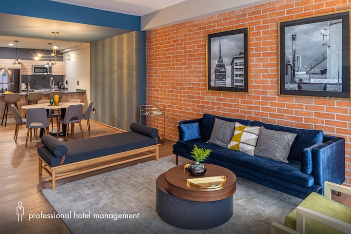 Roma Charming Apt 3br/3ba Resort Style Pool & Gym - Mexico City