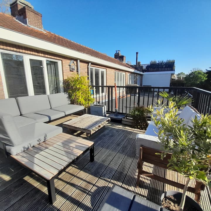 Apt With Rooftop Terrace Close To Vondelpark ~95m2 - 