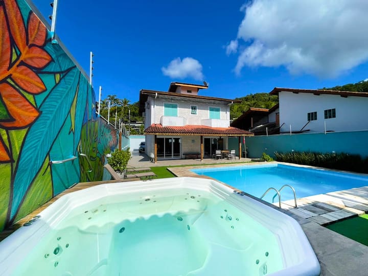 Casa Deliciosa C/ Jacuzzi, Piscina, Tudo Privativo - São Sebastião