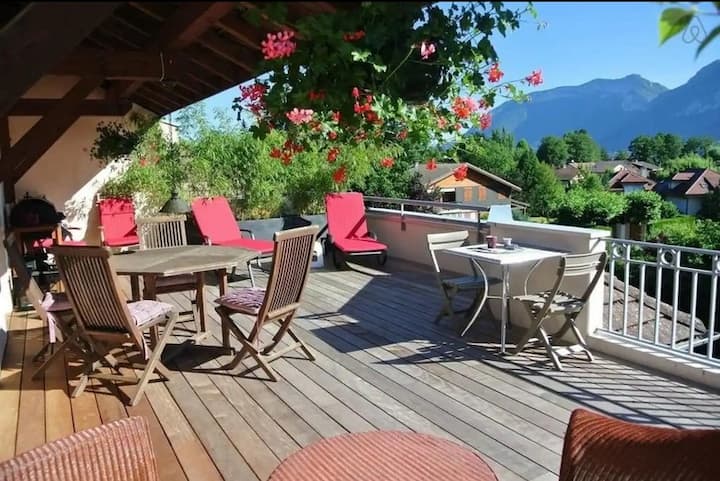Appartement Classé 3*avec Belle Terrasse - Saint-Jorioz