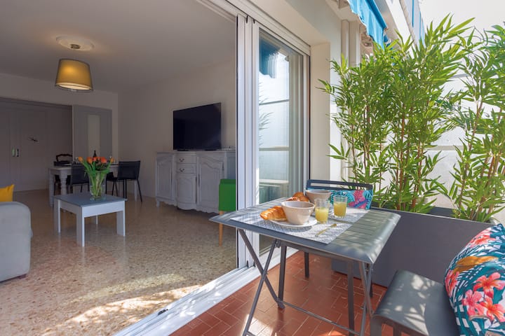Plage à 400 Mètres, Appartement Avec 2 Chambres - 칸