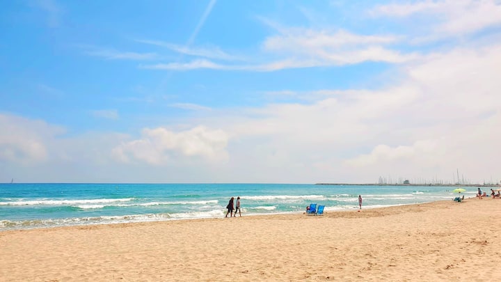 Cozy Family Flat Near The Beach, Free Parking - Cunit