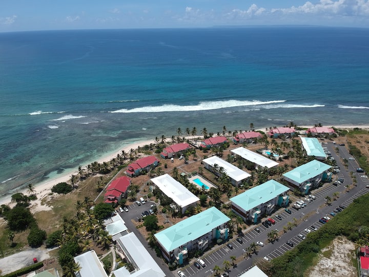 T3 In Wohnsitz Beruhigt, Niveau Garten, Direkter Zugang Strand, 2 Schwimmbäder - Guadeloupe