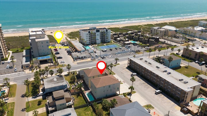 2 Bed 2 Bath 1st Floor Condo W/pool By Beach Amb2 - South Padre Island