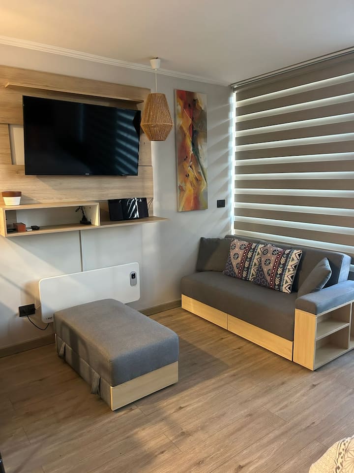 Depto Estudio, Nuevo.
3 Personas - Pucón