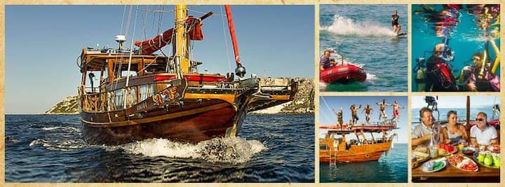 Wooden Boat Esperanza In Porto Rodi Garganico - Rodi Garganico