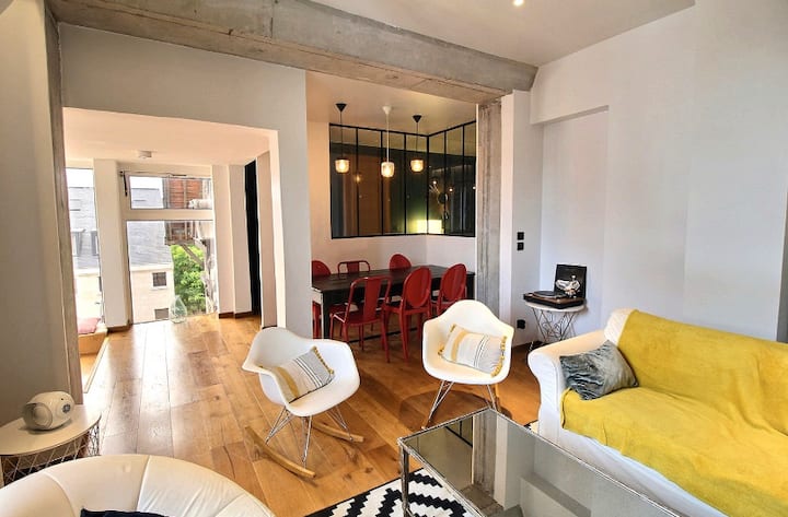 Appartement Design Rouen-gare Parking-netflix - Rouen