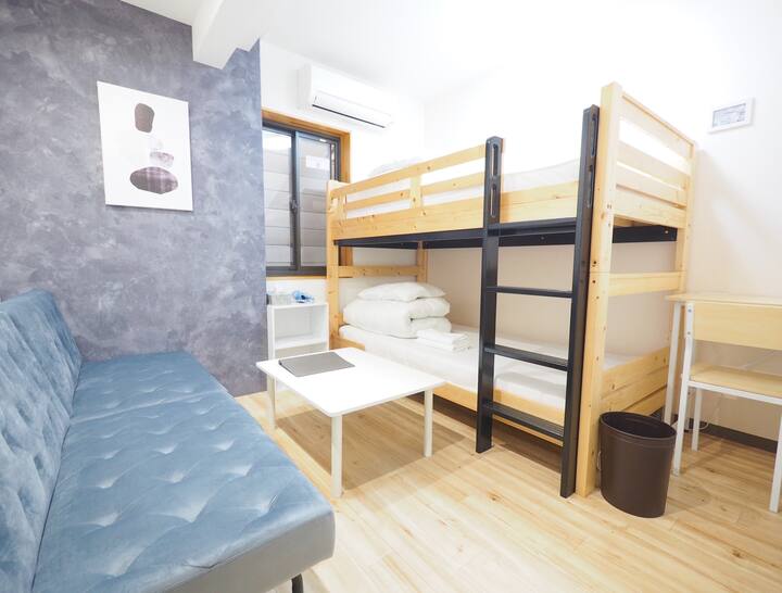【Amazing Access】1 Min Sta|5 Min Namba|private Room - 오사카시