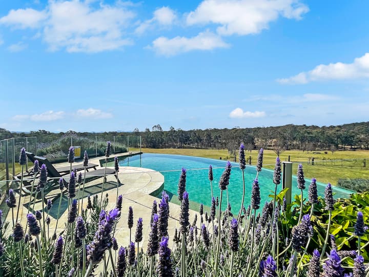 The Ballabourneen House - Grand Hunter Valley Homestead - 4 Bedrooms With Infinity Pool And Open Fireplace - Pokolbin