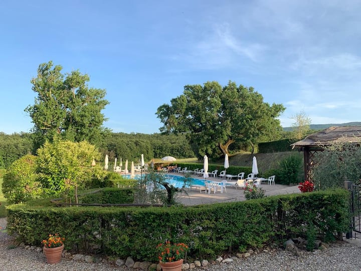 Appartamento In Agriturismo Con Piscina - Toskana