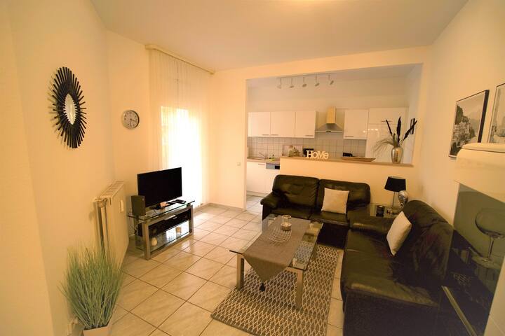 Acogedor Apartamento De 2 Habitaciones - Terraza, Wlan, Tv, Cerca Del Centro De La Ciudad - Bad Kreuznach