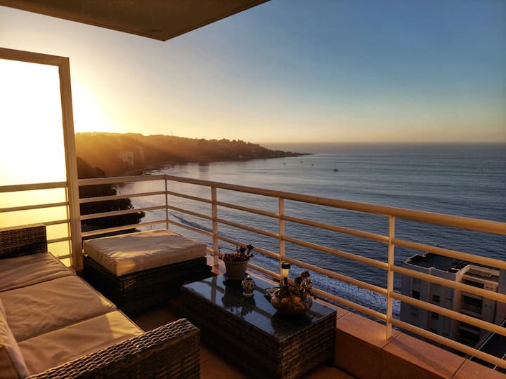 Departamento Con Hermosa Vista Al Mar - Quintero