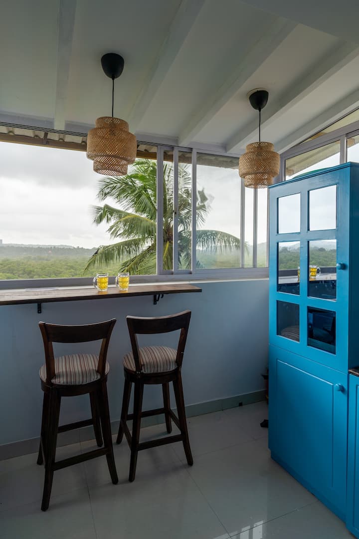 Horizonte- 2bhk Home With A View Of The Horizon! - 고아