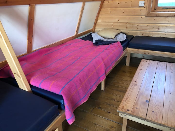 Green Wheat Camping Pod With Wood Stove - Haweswater Reservoir