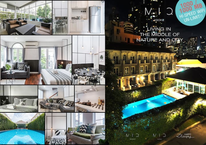 Miq_home202/asok Bts/design Home/resort Pool/16pax - Bangkok