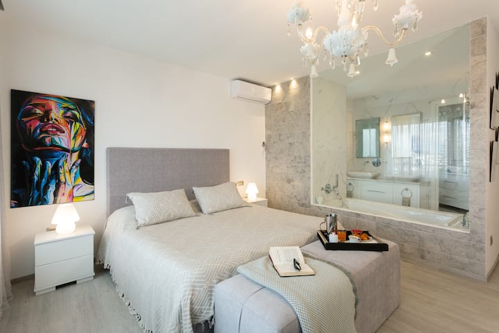 Luxueux Duplex Avec Rooftop Et Une Vue Imprenable - 突尼西亞