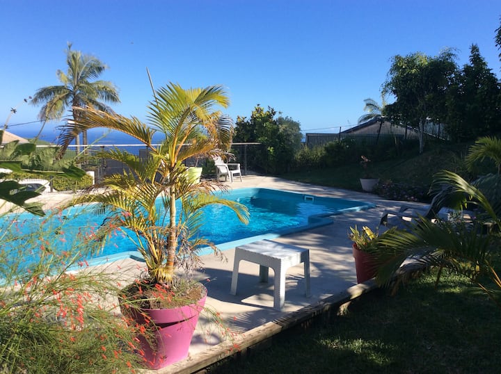 La Case Vétyver 2* Piscine Chauffée - Réunion