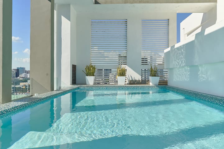 Best Location, Modern Apart., Rooftop Pool-seaview - Dominican Republic