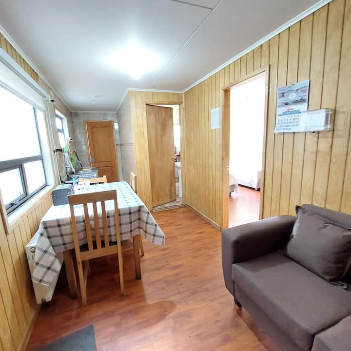 Cabaña Con Cama Matrimonial -