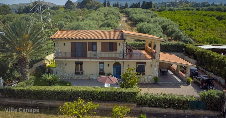 Villa Canape' Piscina Privata - Trabia