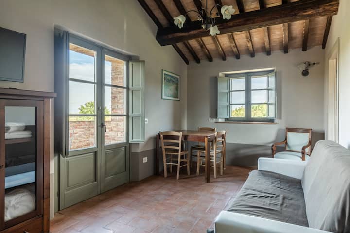 Chambre De Charme Avec Vue Sur La Piscine - Montepulciano