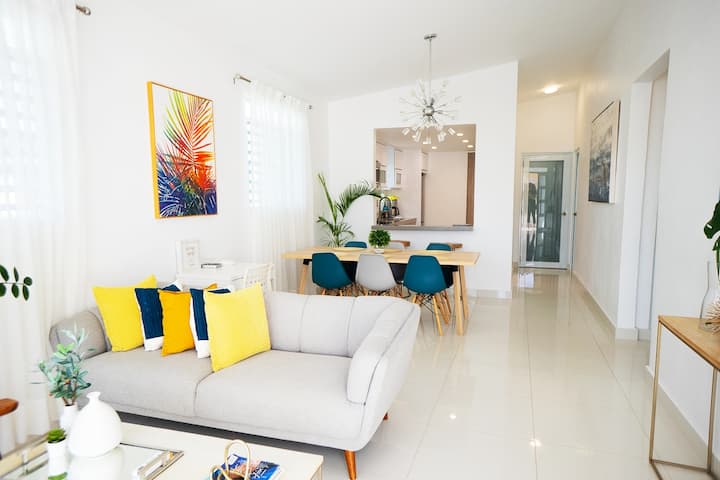 The Modern Tropic Nest/near The Beach With Balcony - San Juan