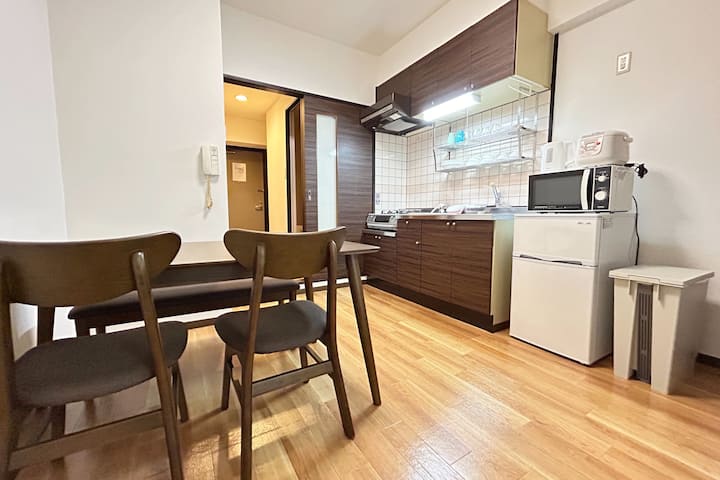 【4ppl/2f】7 Min To Nihonbashi Sta/48 Min To Kix/1dk - Osaka