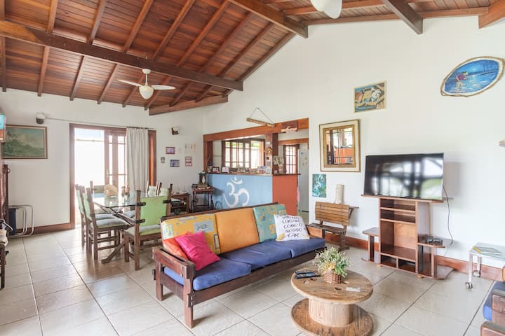 Casa Da Angel. Quarto Gd Casa Show. Bairro Top - Ubatuba