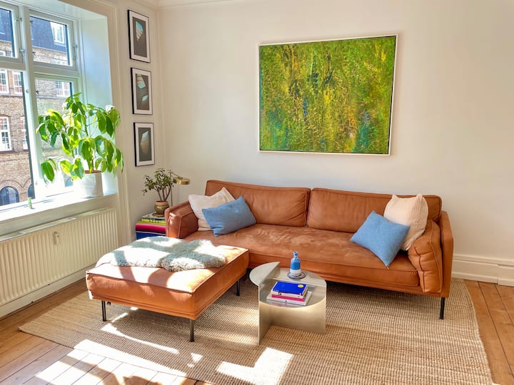 Cosy Apt In Hip Area W Park View (75 M²/800 Sq Ft) - Kopenhagen