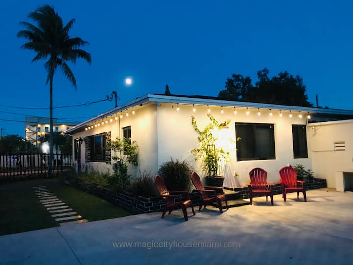 Magic City House Miami 3/2 Gated Parking/king Bed! - Miami