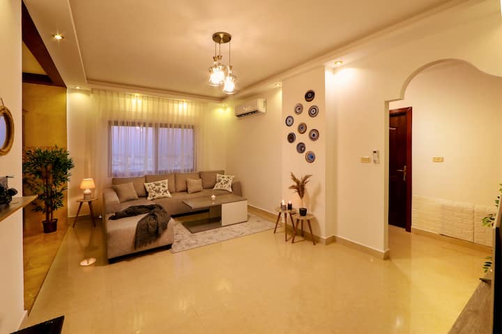 Bright, Newly Furnished, And Fully Equipped 3br - Amman