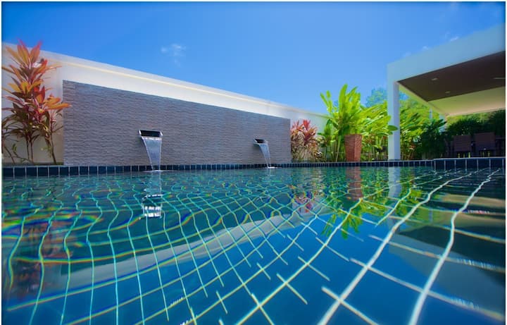 Villa Grande Piscine Privée - 3ch Sdb - 6/7p -Jard - Phuket