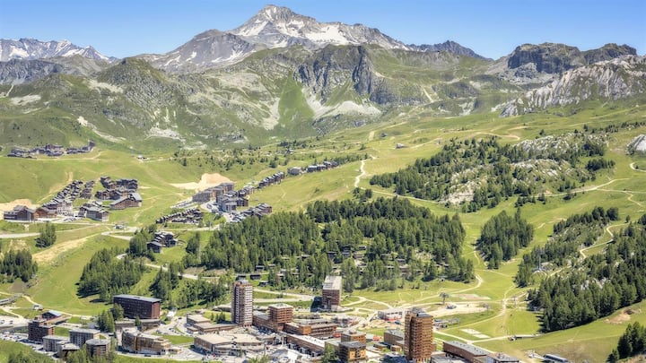 La Plagne Centre - 2000m - Vue Vers Le Mont Blanc - Aime