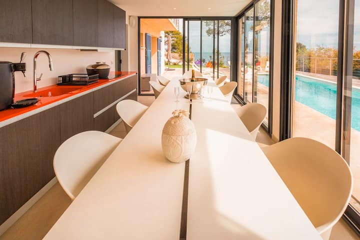 3 Suites Sur Jardins, Piscine Vue Mer. - Antibes