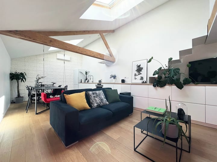 Appartement D'architecte Minimaliste Avec Terrasse - Toulouse