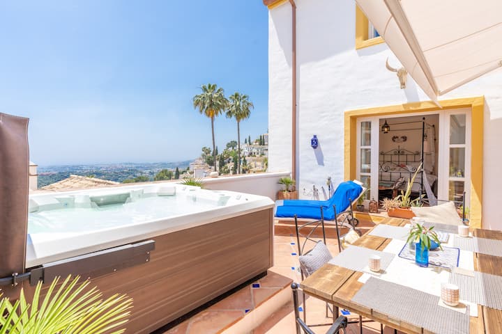 Authentic Townhouse With A Jacuzzi And Views - Benahavís