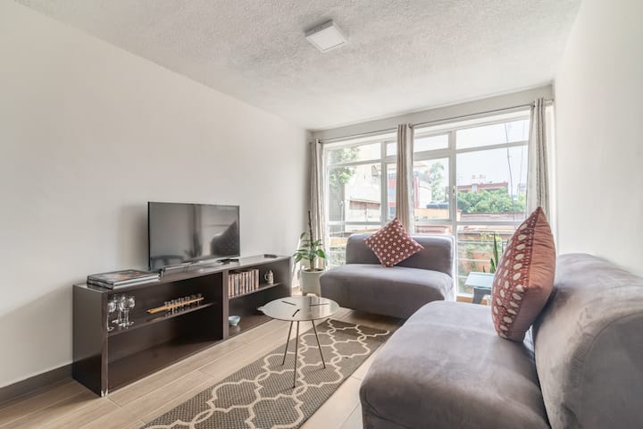 1 Br Comfy Private Apartment In La Roma - Mexico State