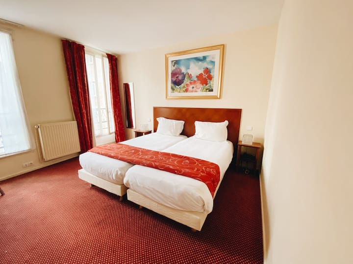 Bellevue Chambre Twin - フランス パリ