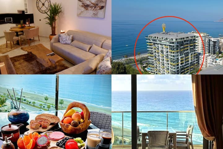 Vue Sur La Mer Incroyable, 8e ÉTage, Vue Panoramique Sur La Mer - Alanya